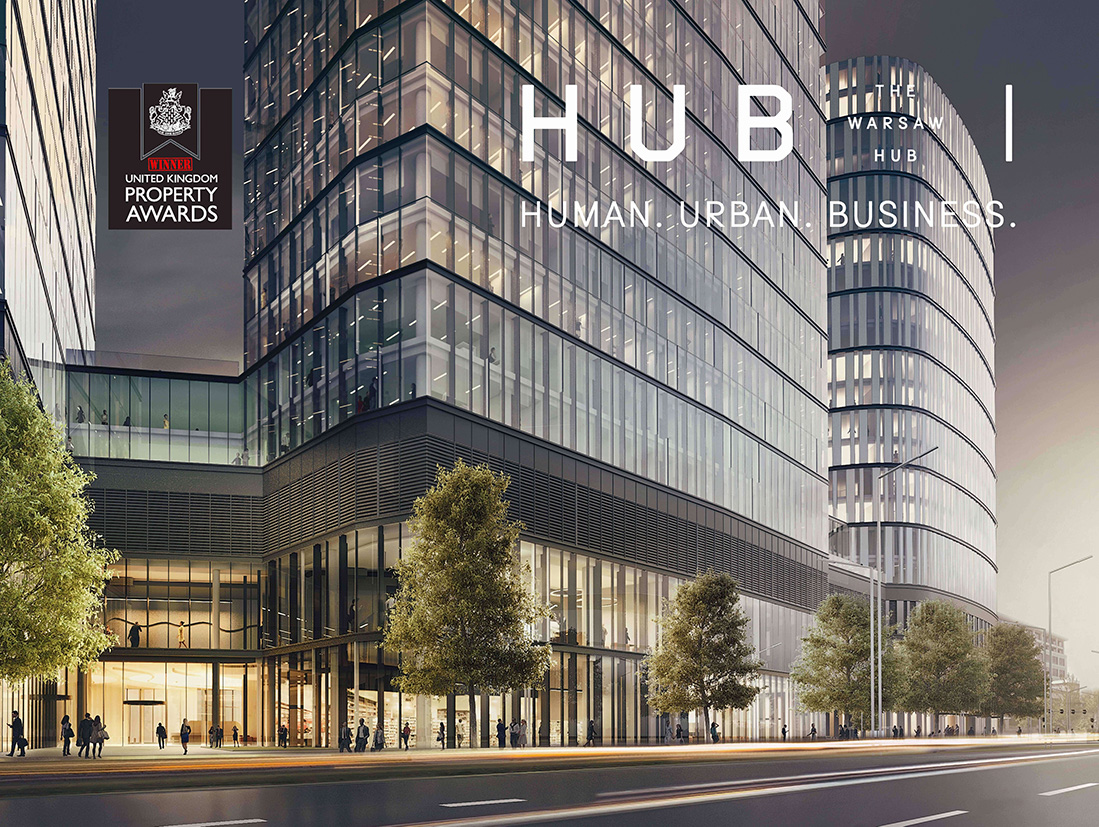 The Warsaw HUB is the best commercial high-rise development in Poland
